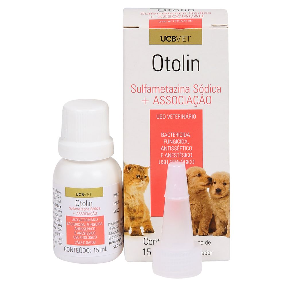 Otolin UCBVET 15ml - parceiropet
