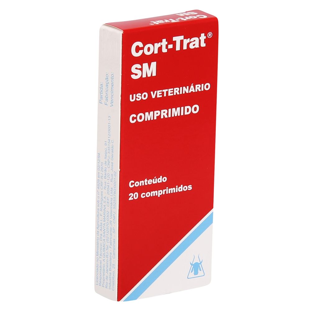 Anti-Inflamatório Cort-Trat SM Santa Marina c/ 20 Comprimidos - parceiropet