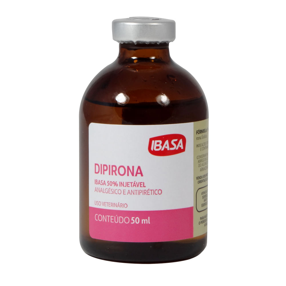 Dipirona Injetável Ibasa 50ml - parceiropet