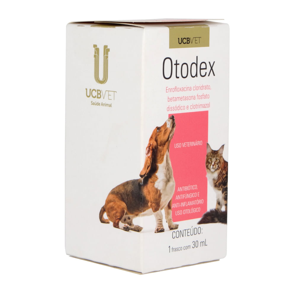 Anti-Inflamatório Otodex UCBVET 30ml - parceiropet