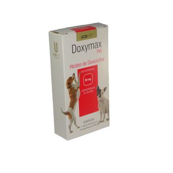 Antimicrobiano Doxymax Pet 50mg C/14 comprimidos UCBVET - parceiropet