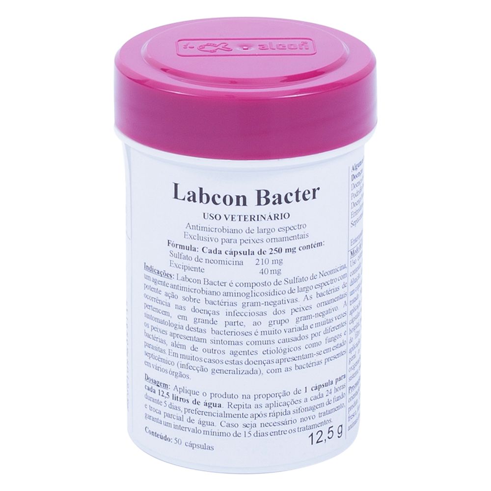 Kit Alcon Labcon Bacter 50 Cápsulas C/ 4unidades - parceiropet