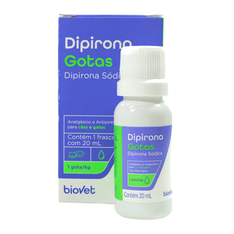 Dipirona Gotas Biovet 20ml - parceiropet