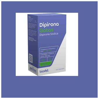 Dipirona Gotas Biovet 20ml - parceiropet