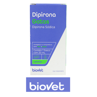 Dipirona Gotas Biovet 20ml - parceiropet