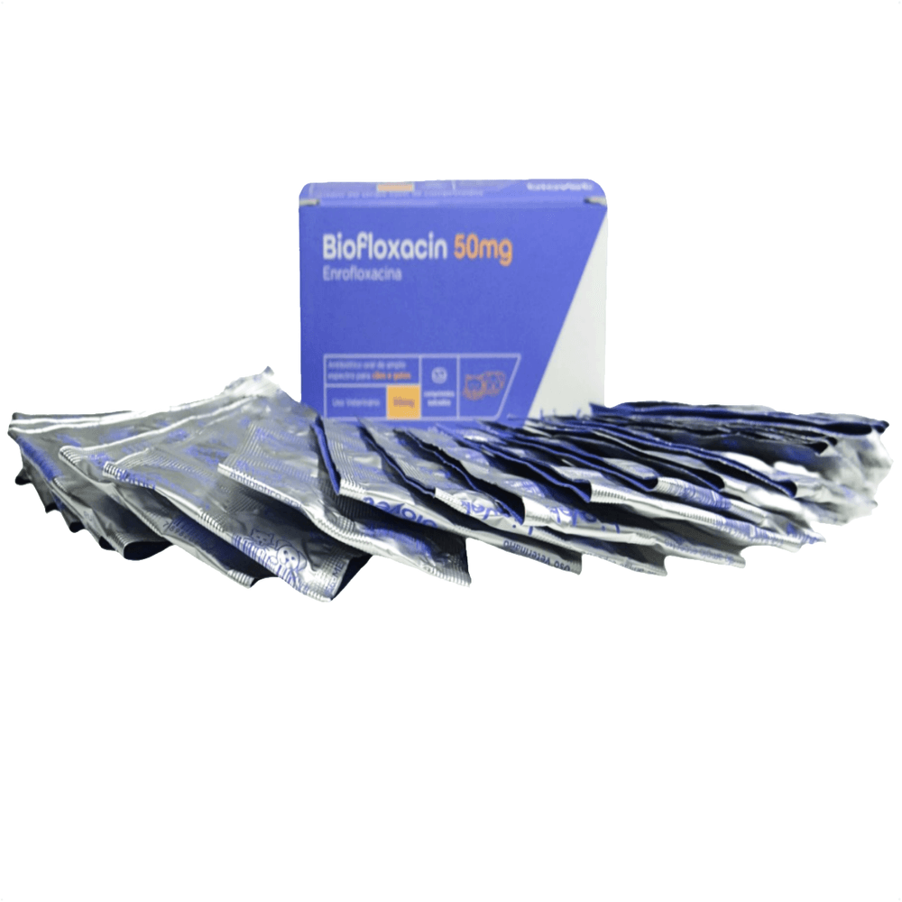 Biofloxacin 50mg Display C/ 200 Comprimidos- Biovet - parceiropet