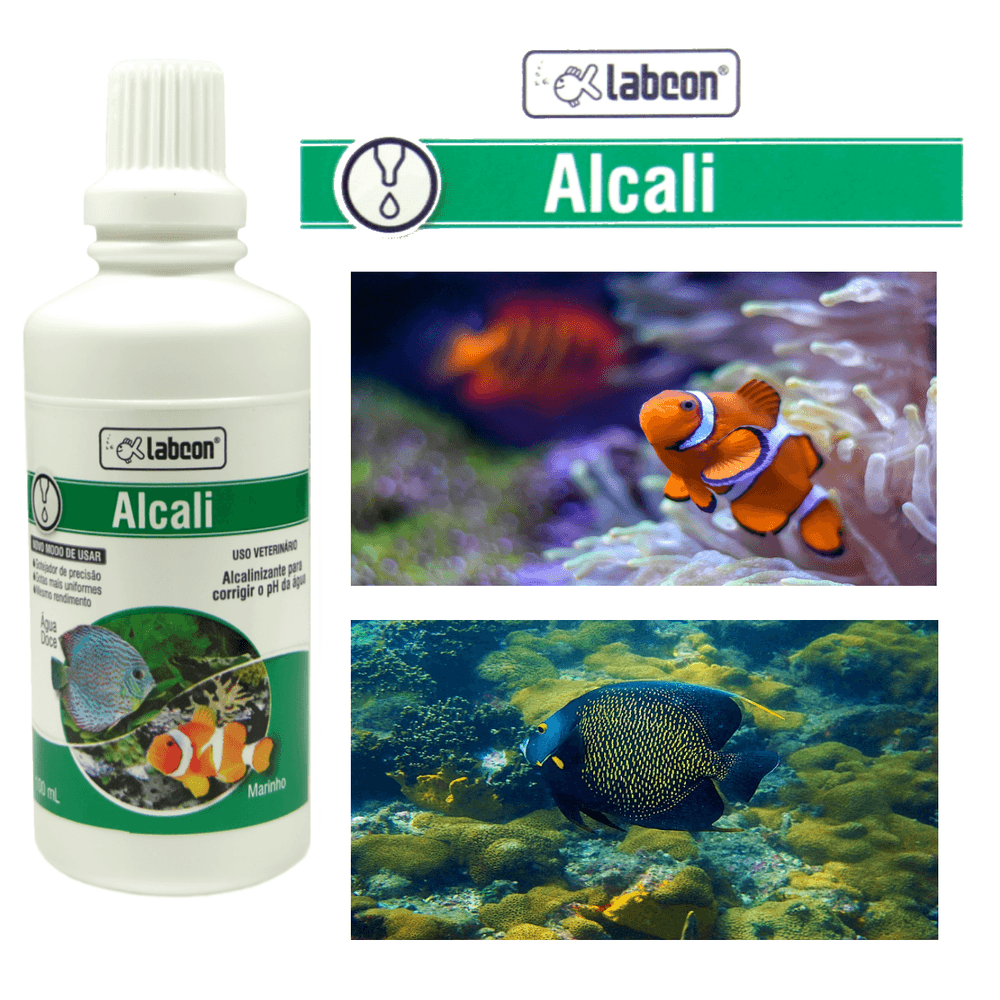 Kit Alcon Labcon Alcalizante Alcali 100ml -10 un - parceiropet