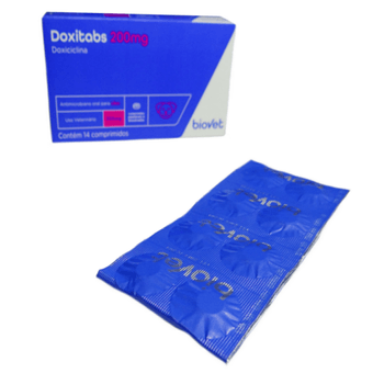 Doxitabs 200mg com 14 Comprimidos para Cães Biovet - parceiropet