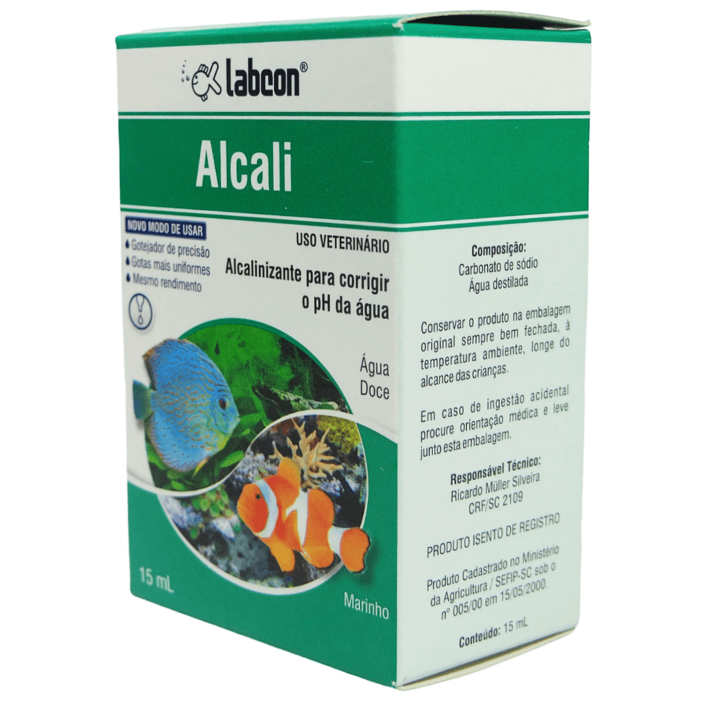 Alcon Labcon Alcalizante Alcali 15ml - parceiropet