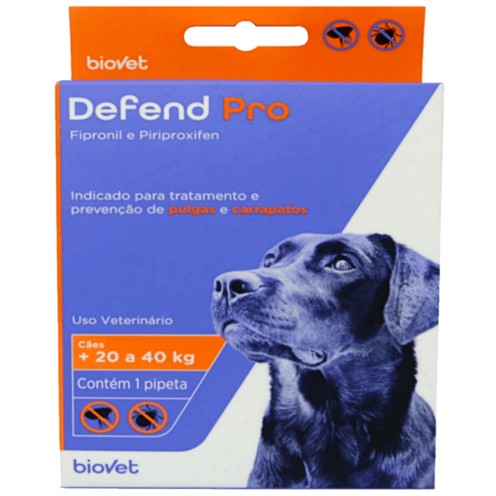 Kit 10 Defend Pro Cães (21 a 40kg) - Biovet - parceiropet