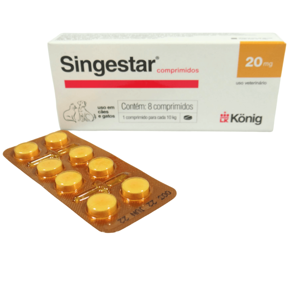 Anticoncepcional Singestar Comprimidos König c/ 8 Comprimidos - parceiropet