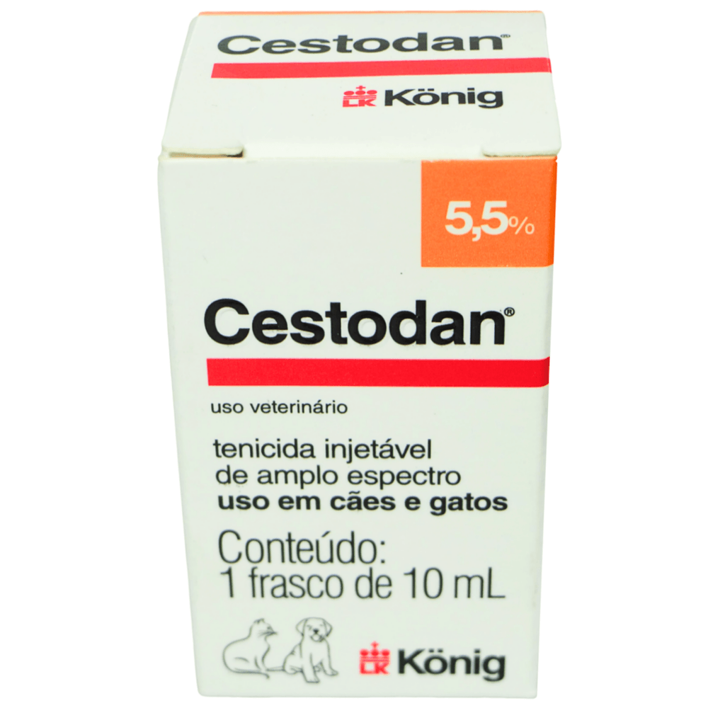 Cestodan Injetável König 10ml - parceiropet