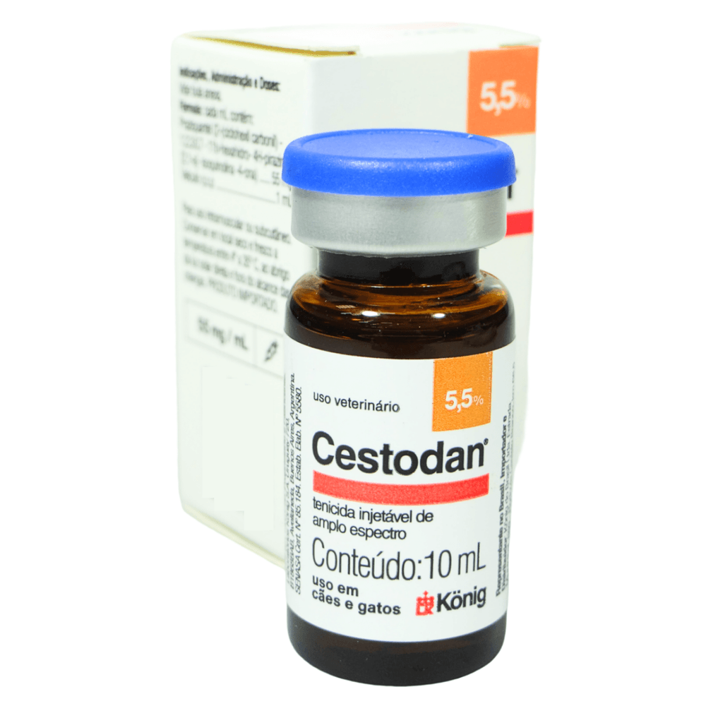 Cestodan Injetável König 10ml - parceiropet