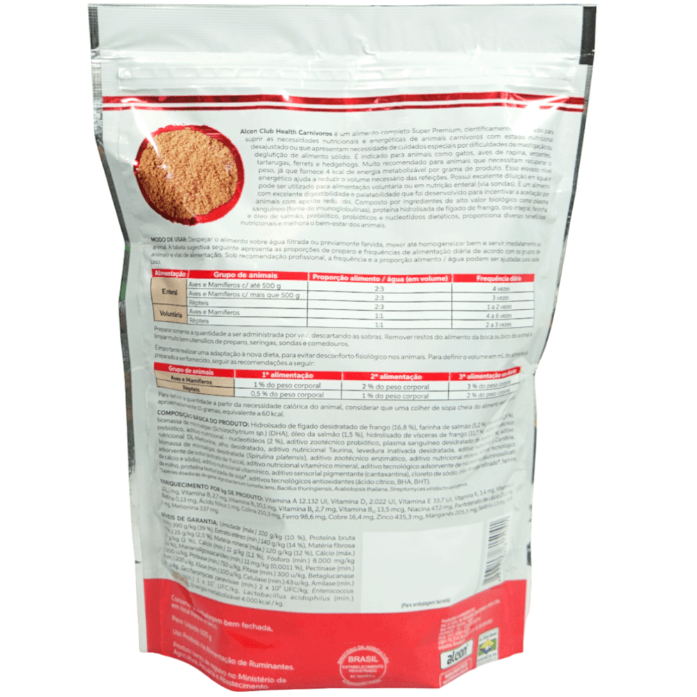 Alcon Club Health Carnívoros 500g Super Premium Kit Com 6 unidades ...