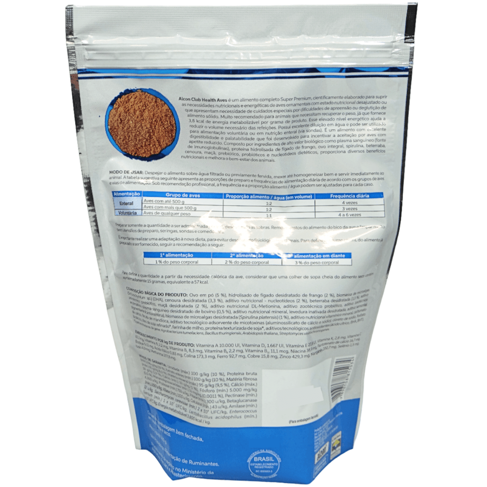Alcon Club Health Aves 250g Super Premium Kit Com 10 unidades - parceiropet