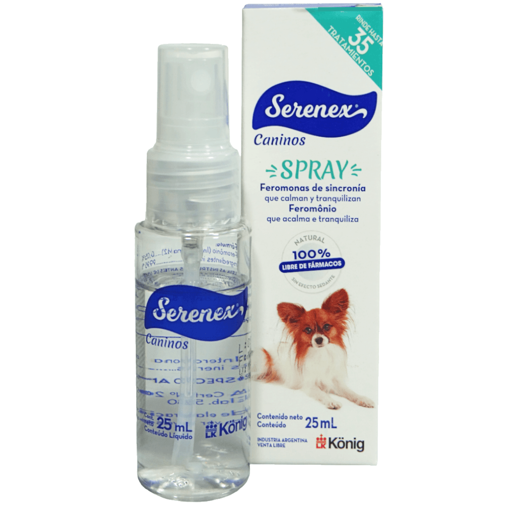 Serenex Spray 25ml Para Cães Kit Com 6 unidades - parceiropet