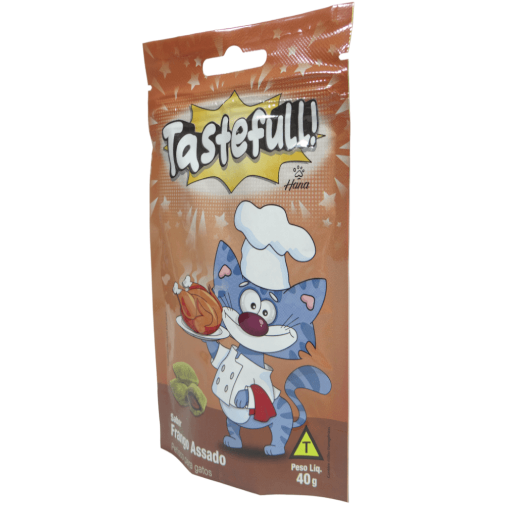 Hana Tastefull Nuggets Para Gatos Frango Assado 40g Kit 10 un - parceiropet