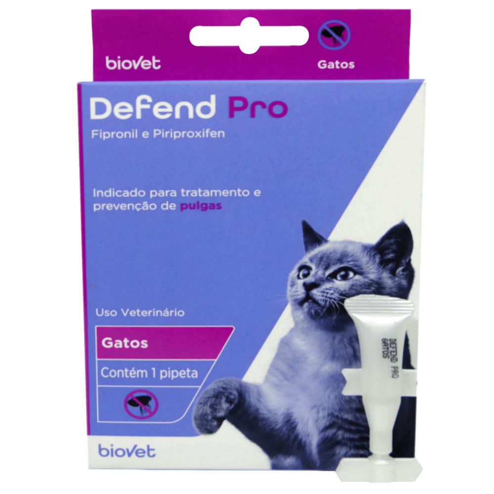 Defend Pro Gatos Biovet Kit Com 25 - parceiropet