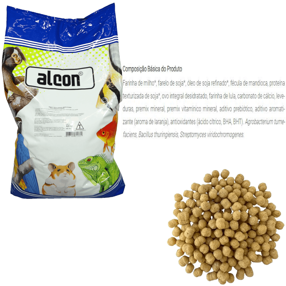 Alcon Psita Small Bits Criador 4,5 kg - parceiropet