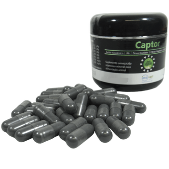 Captor 60 Cápsulas 680mg Suplemento Vitamínico Para Animais Inovet ...