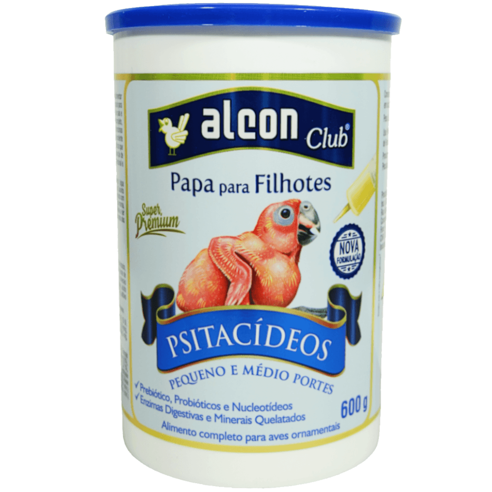 Alcon Club Papa Para Filhotes Psitacídeos Super Premium 600g Kit Com 10 ...